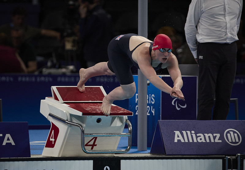 Becky Redfern also earned a gold medal in the women’s S13 100m ...