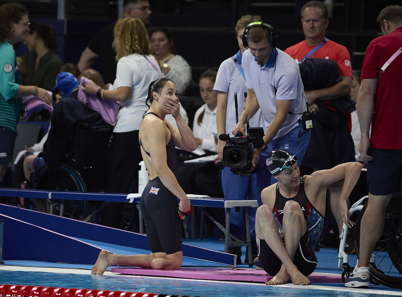 Becky Redfern also earned a gold medal in the women’s S13 100m ...